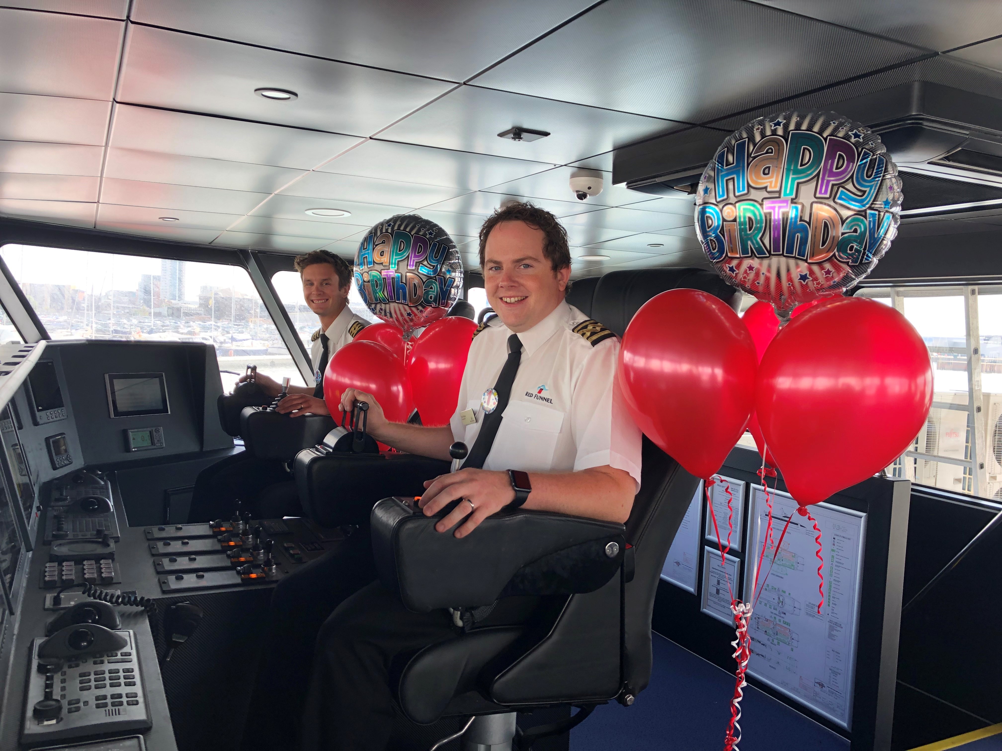 Red Funnel’s Thomas Weise, Commander and John Singleton, Chief Officer ...