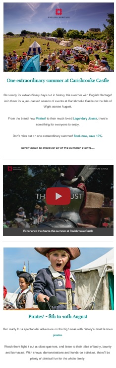 Screenshots of advertising features | THE website for the tourism ...